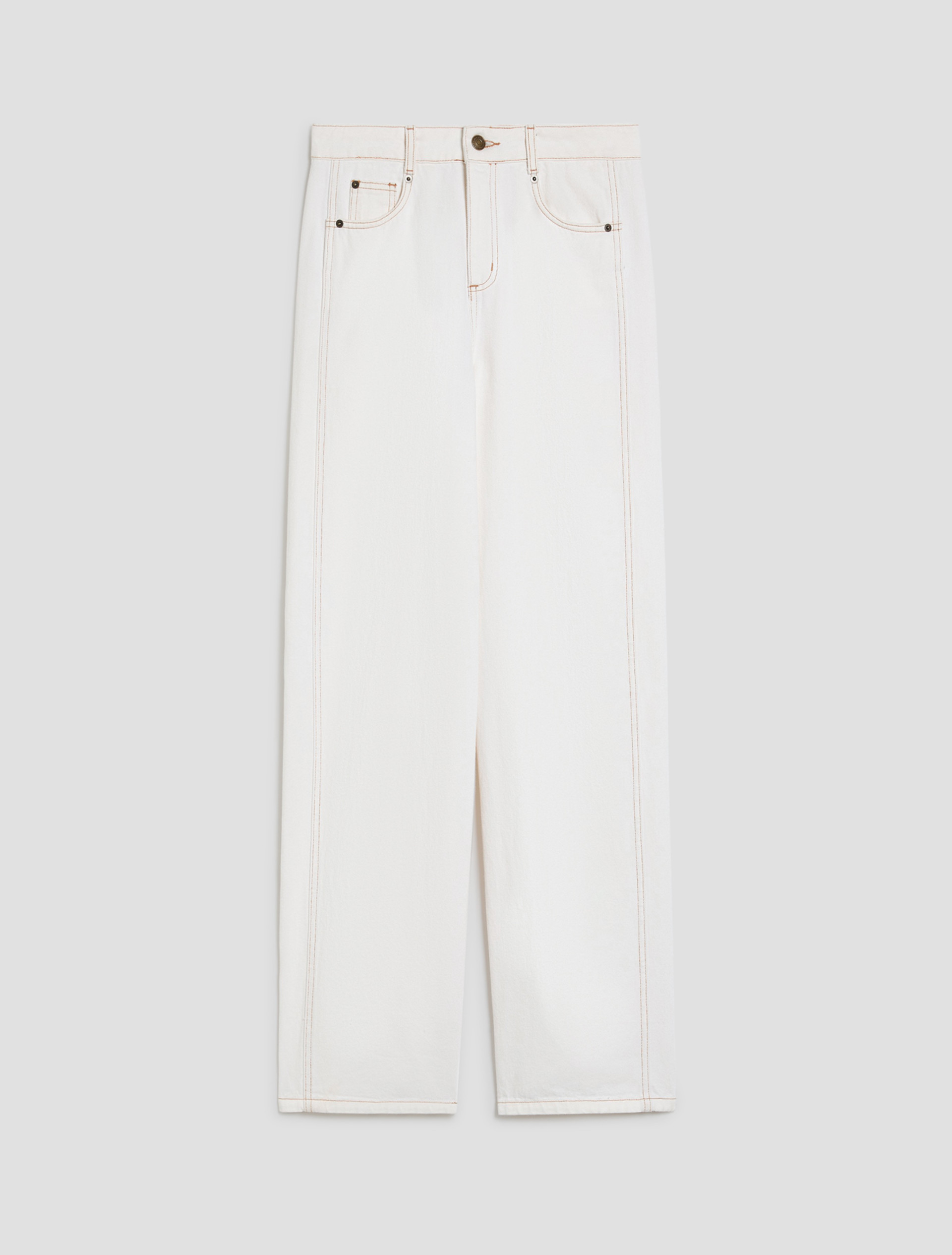 Balloon-cut jeans, white | Pennyblack